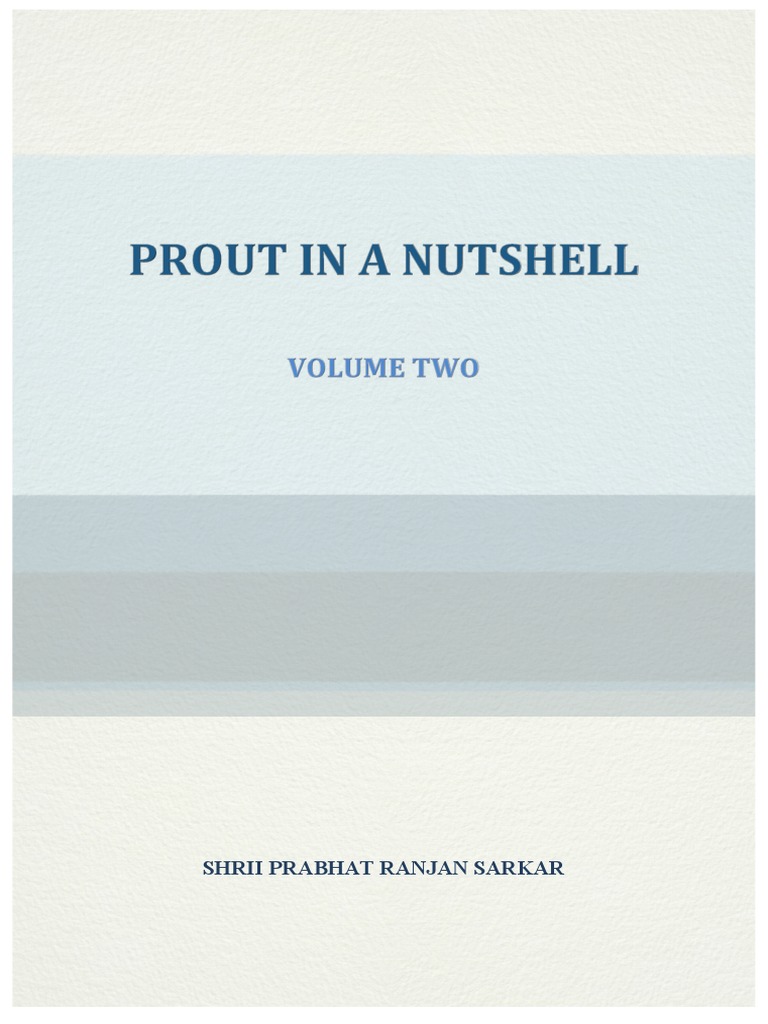 Prout in A Nutshell Volume 2 | PDF