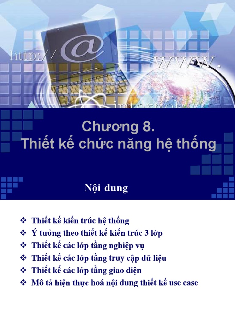 Chuong 8 - PTTKHTTT - Thiet Ke Chuc Nang He Thong - Theo Mo Hinh 3 Lop | PDF