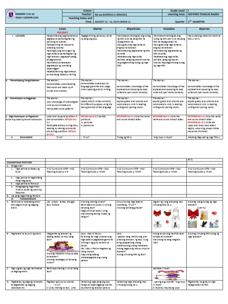 MTB 1 Q2 Week 1 | PDF
