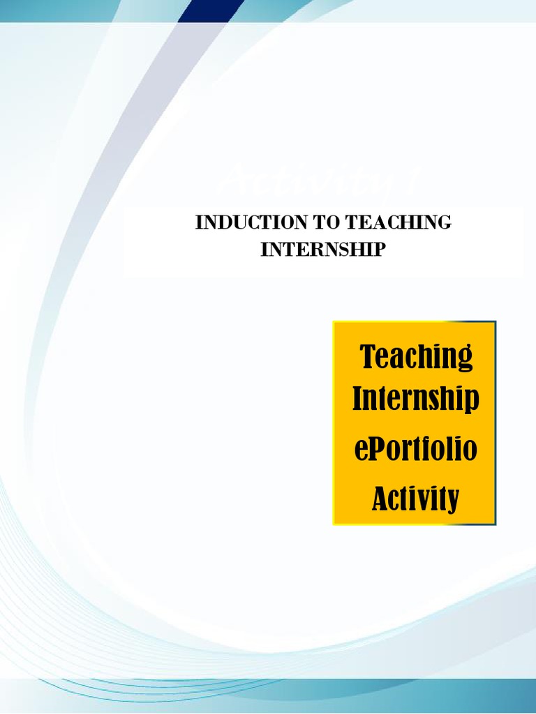 Teaching Internship Induction Overview | PDF | Cost Of Living | Teachers