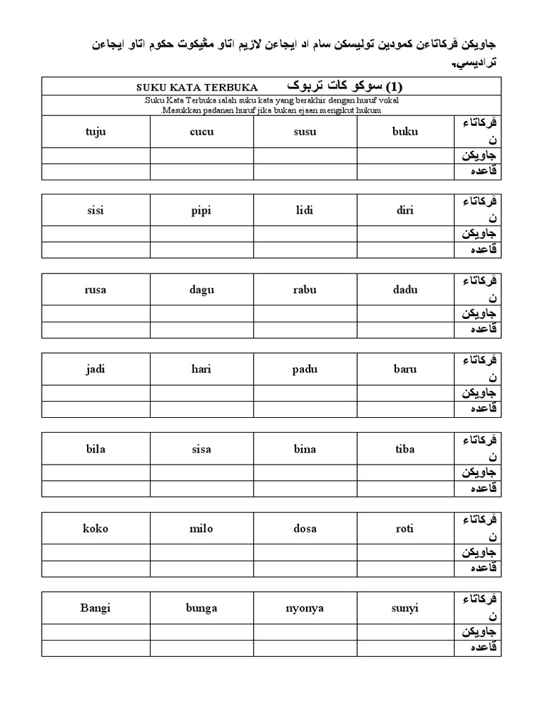 Jawi 3 | PDF