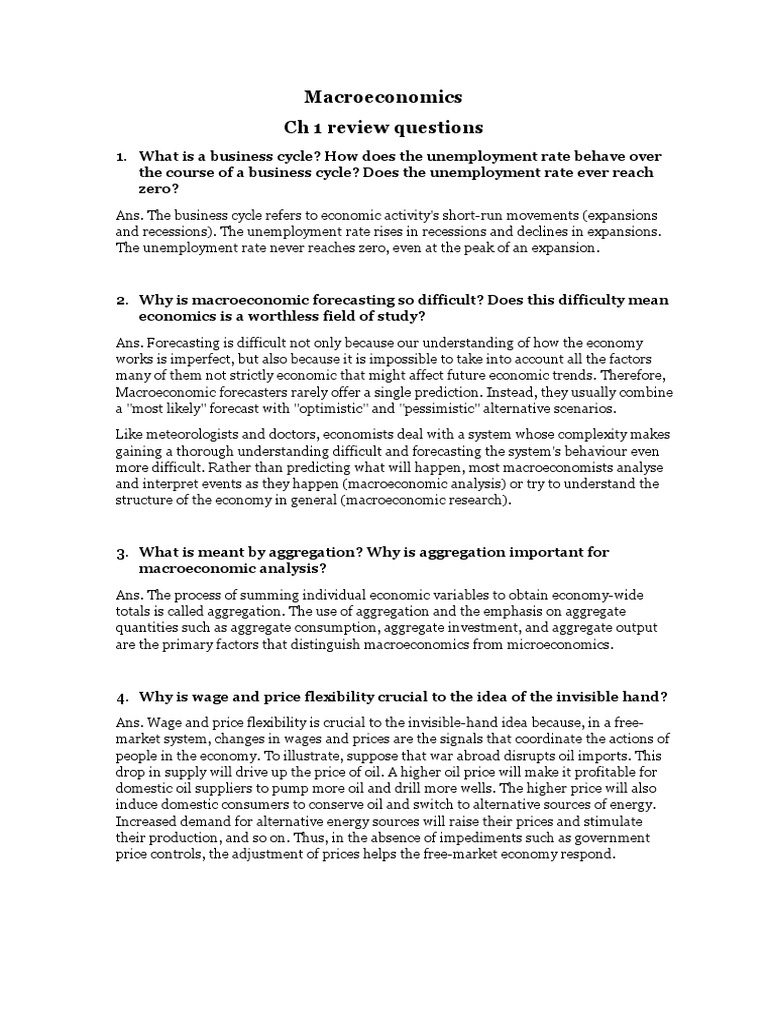 Macroeconomics Notes | PDF | Economics | Macroeconomics