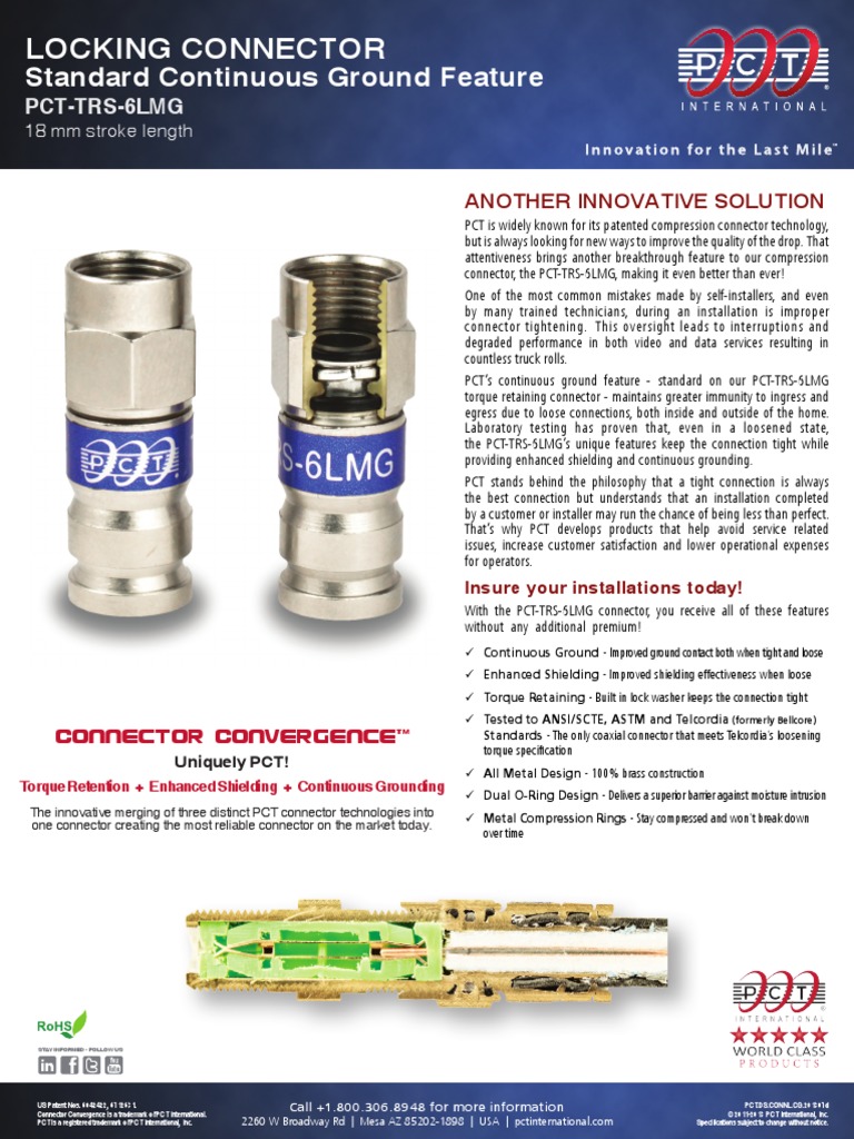 PCT-TRS-6LMG_Locking-Connector-With-Standard-Continuous-Ground-Feature ...