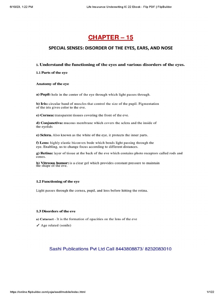 IC 22 Life Insurance Underwriting Guide | PDF | Underwriting ...