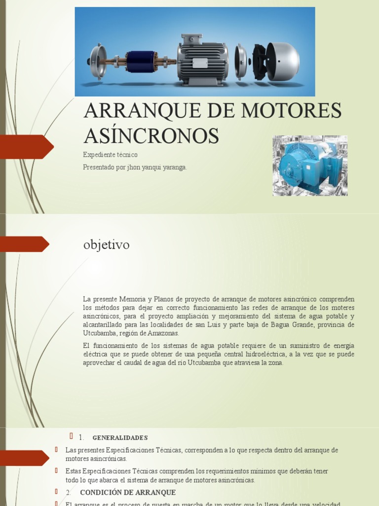 ARRANQUE DE MOTORES ASÍNCRONOS | PDF | Agua | Corriente eléctrica