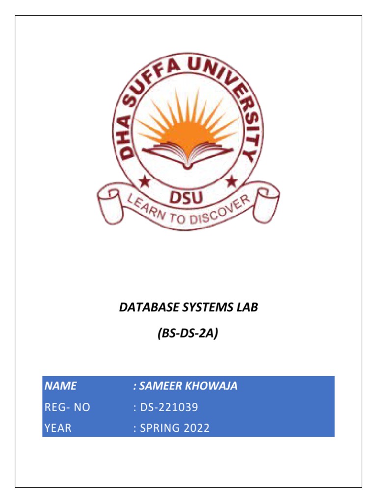 Database Lab Assignment 2 | PDF