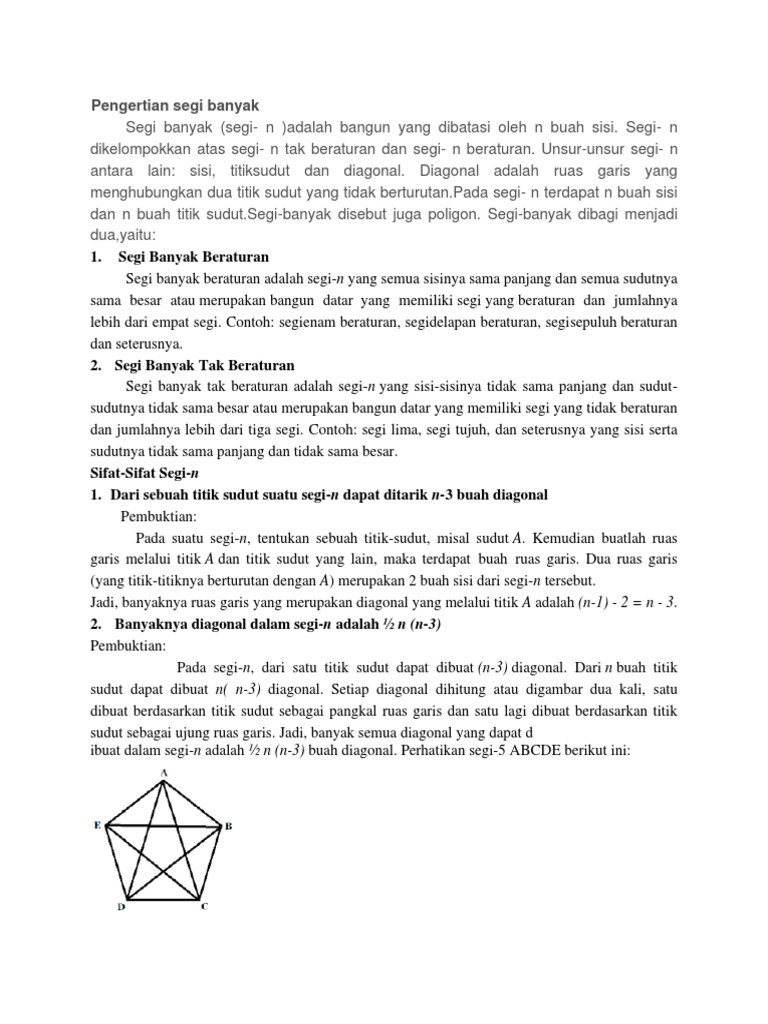 Pengertian segi banyak-dikonversi | PDF