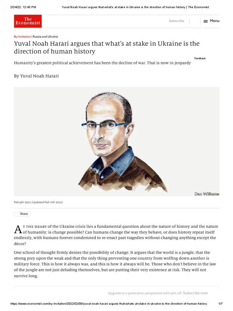 Harari on Ukraine's Historical Stakes | PDF