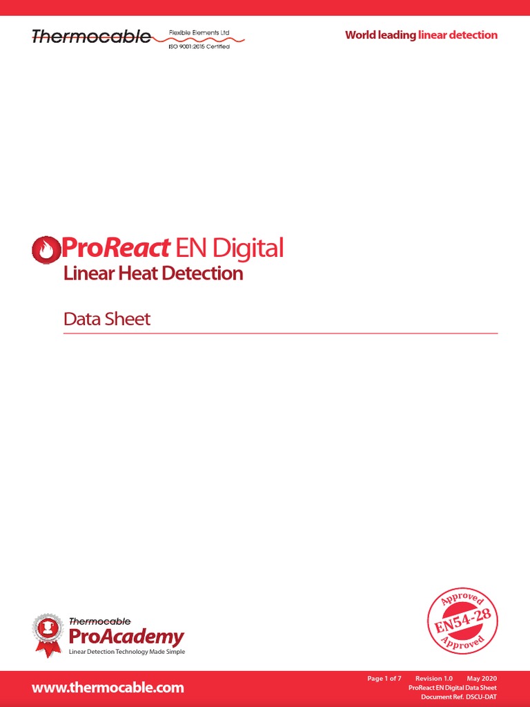 ProReact en Digital LHD Data Sheet | Download Free PDF | Sensor | Programmable Logic Controller