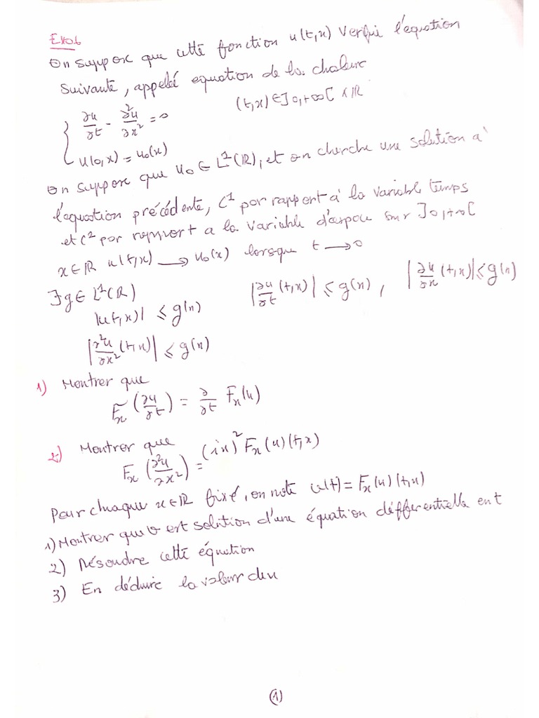 Équation de La Chaleur | PDF