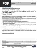 Notification of Construction Work Department of Labour | PDF ...
