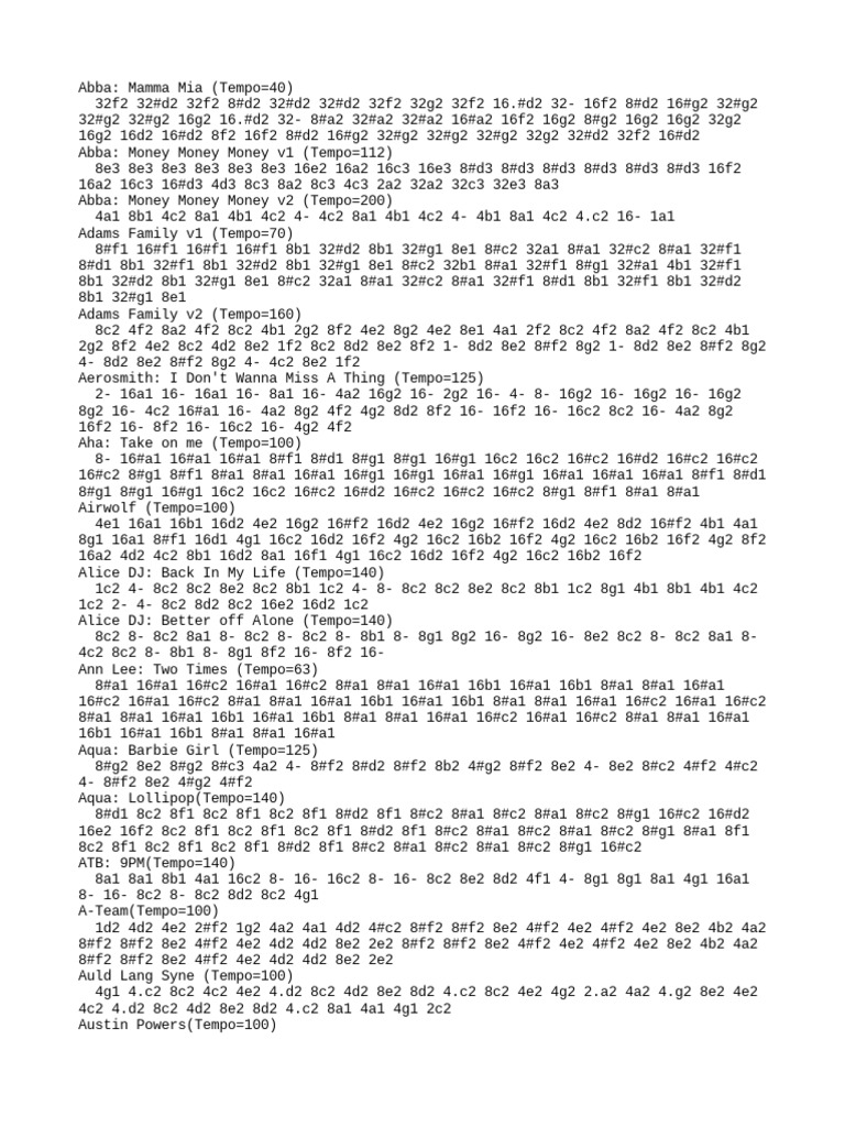 Nokia Composer Ringtones | PDF | Teaching Methods & Materials