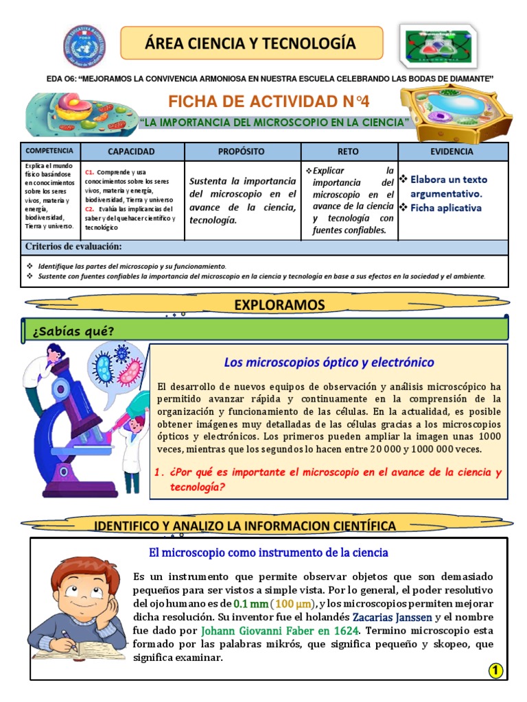 Eda 06-Act4. Vict-La Importancia Del Microscopio en La Ciencia-17-10-22 ...