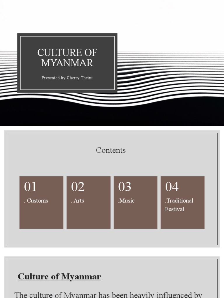 Culture of Myanmar | PDF