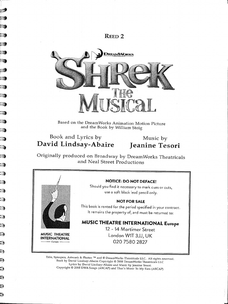 Shrek Reed 2 | PDF