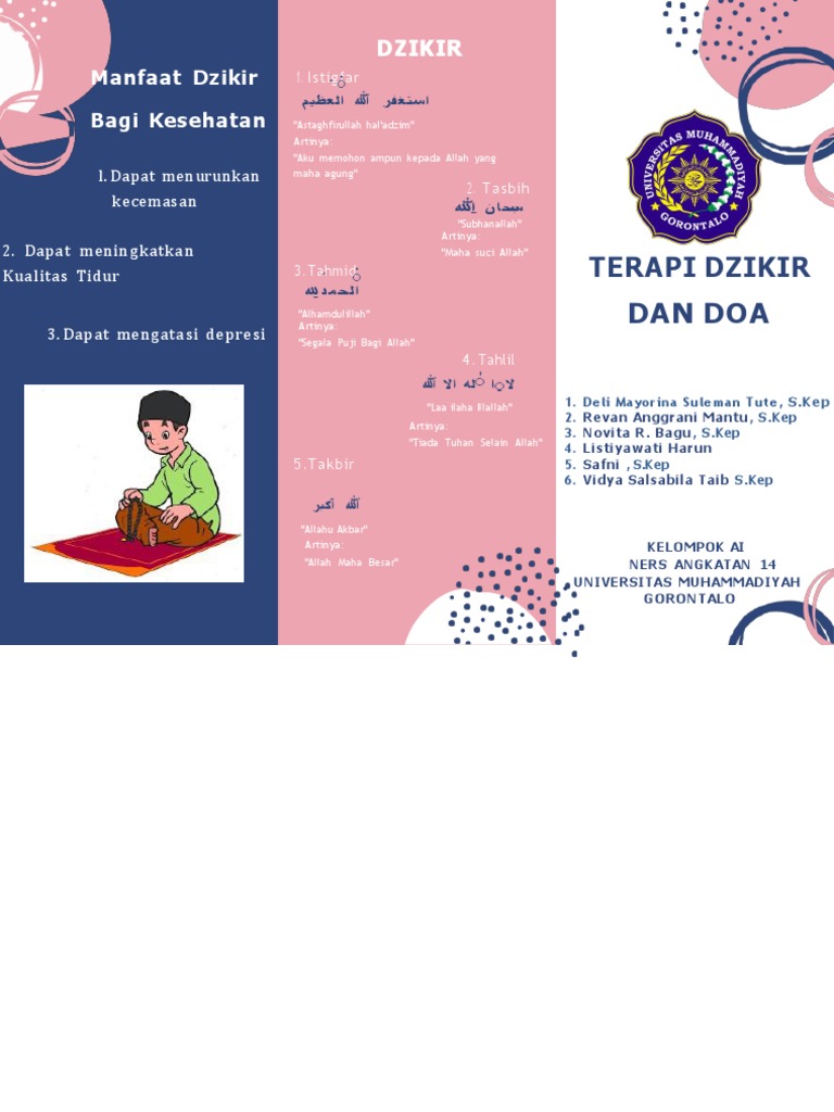 Leaflet Terapi Dzikir Dan Doa Ruang IGD | PDF