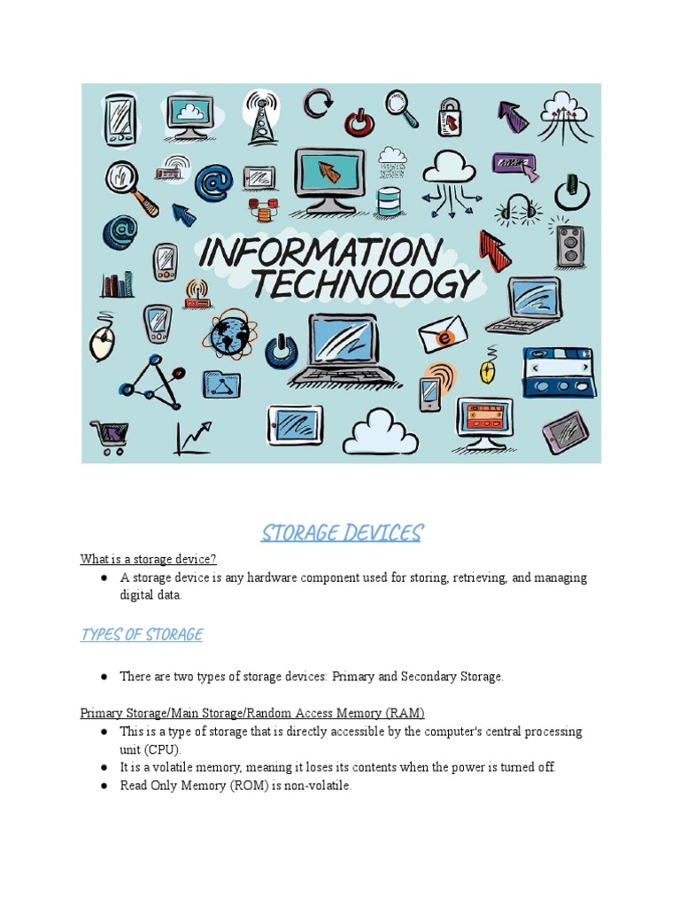 Information Technology - Paper 2 | PDF | Computer Data Storage | Printer (Computing)