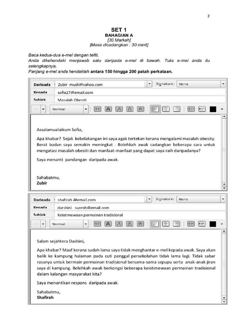 036 Modul Semarak Bahasa Melayu k1 & 2 Spm-3-5 | PDF