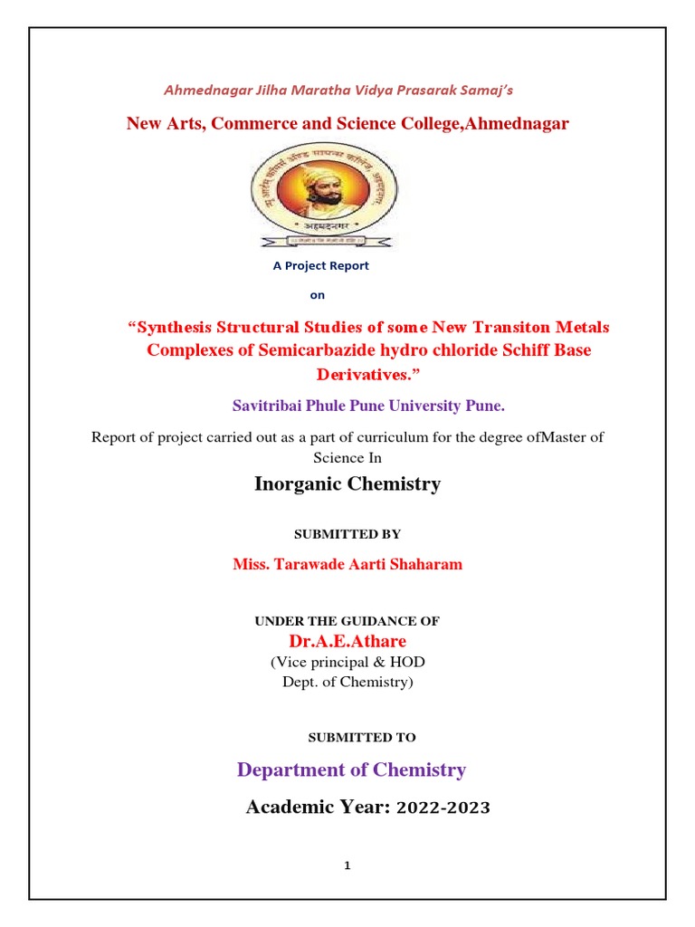 Final Project MSC | PDF | Aldehyde | Amine