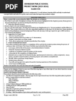 Class-12 ASL PROJECT-2022-23 | PDF | Nature