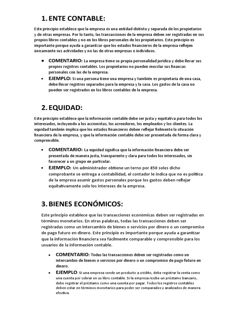 Ente Contable | PDF | Contabilidad | Estado financiero
