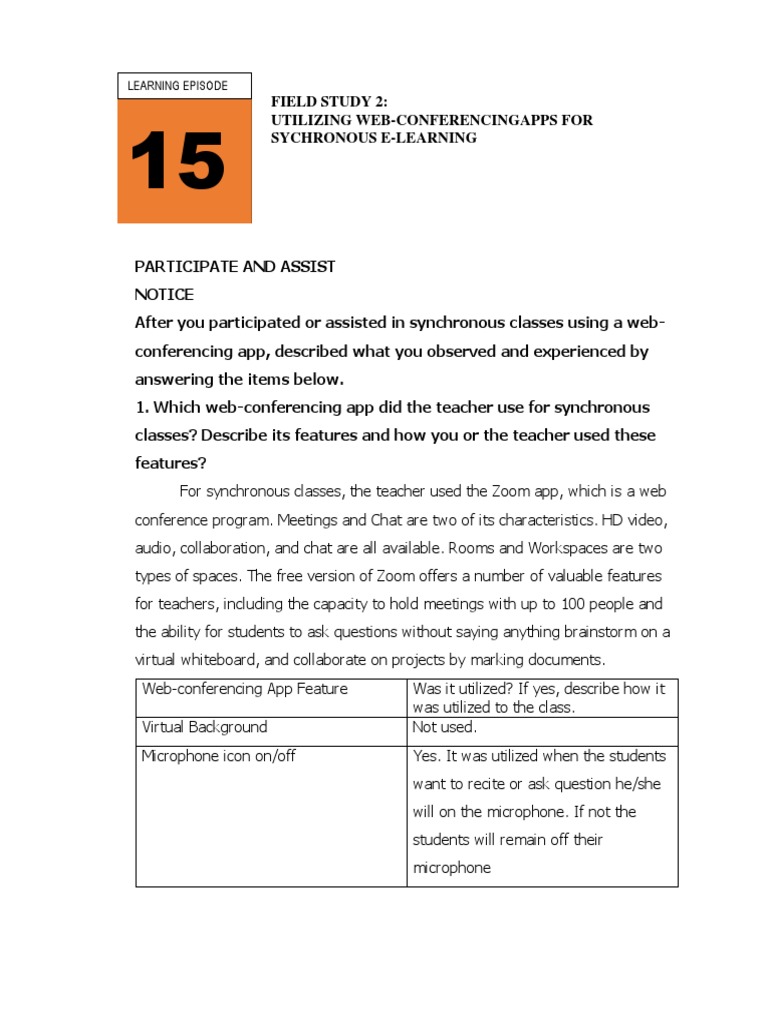 Field Study 2 Le15-19 | PDF | Educational Assessment | Reading Comprehension