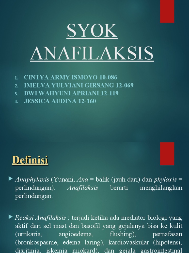 Syok anafilaksis | PDF