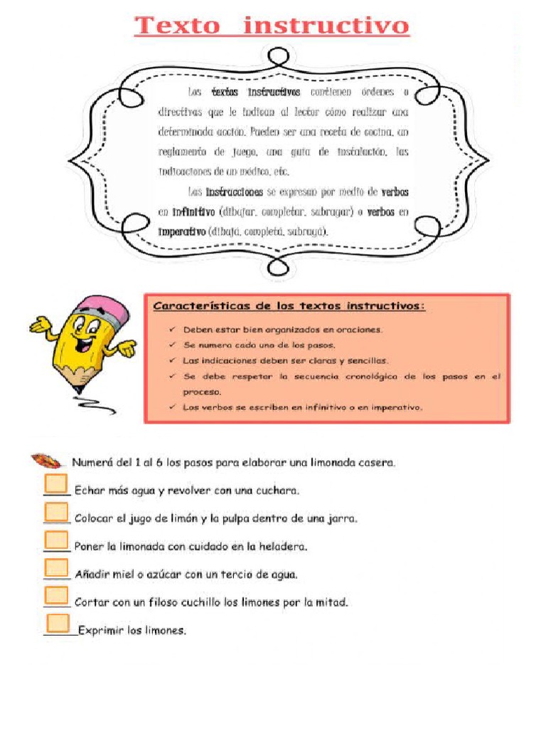 Texto Instructivo Ficha | PDF