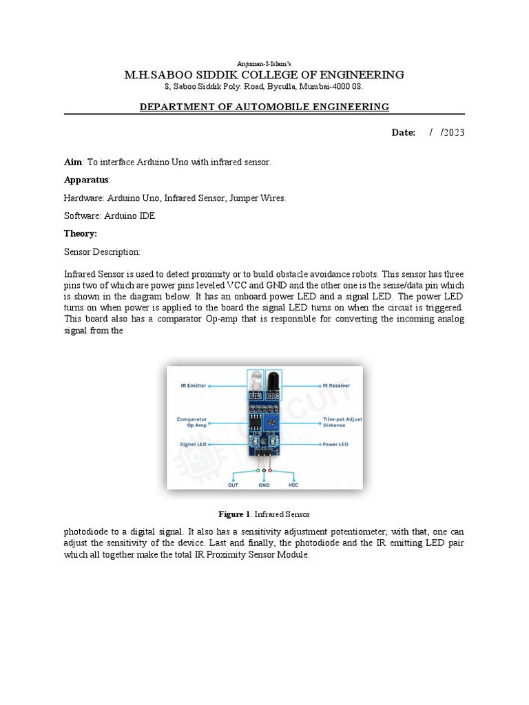 Iot - Infrared Sensor | PDF