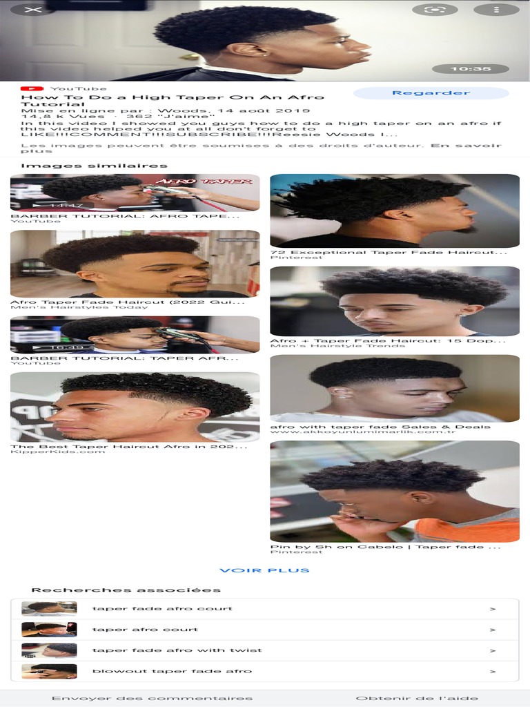 High Taper Afro - Recherche Google | PDF