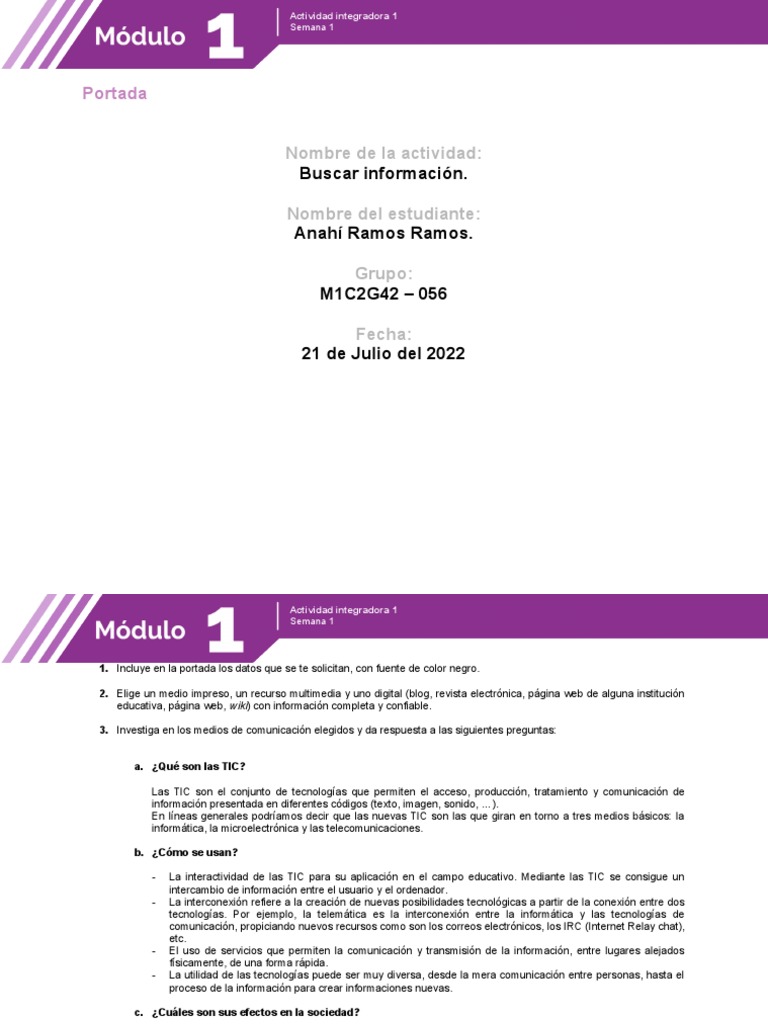 RamosRamos Anahi M01S1AI1 | PDF | Tecnología de información y comunicaciones | Informática