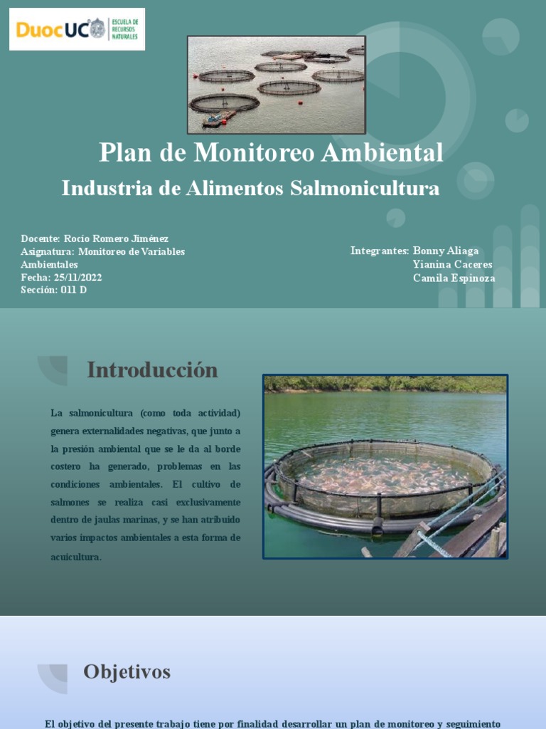 Plan de Monitoreo Ambiental | PDF | Entorno natural | Contaminación