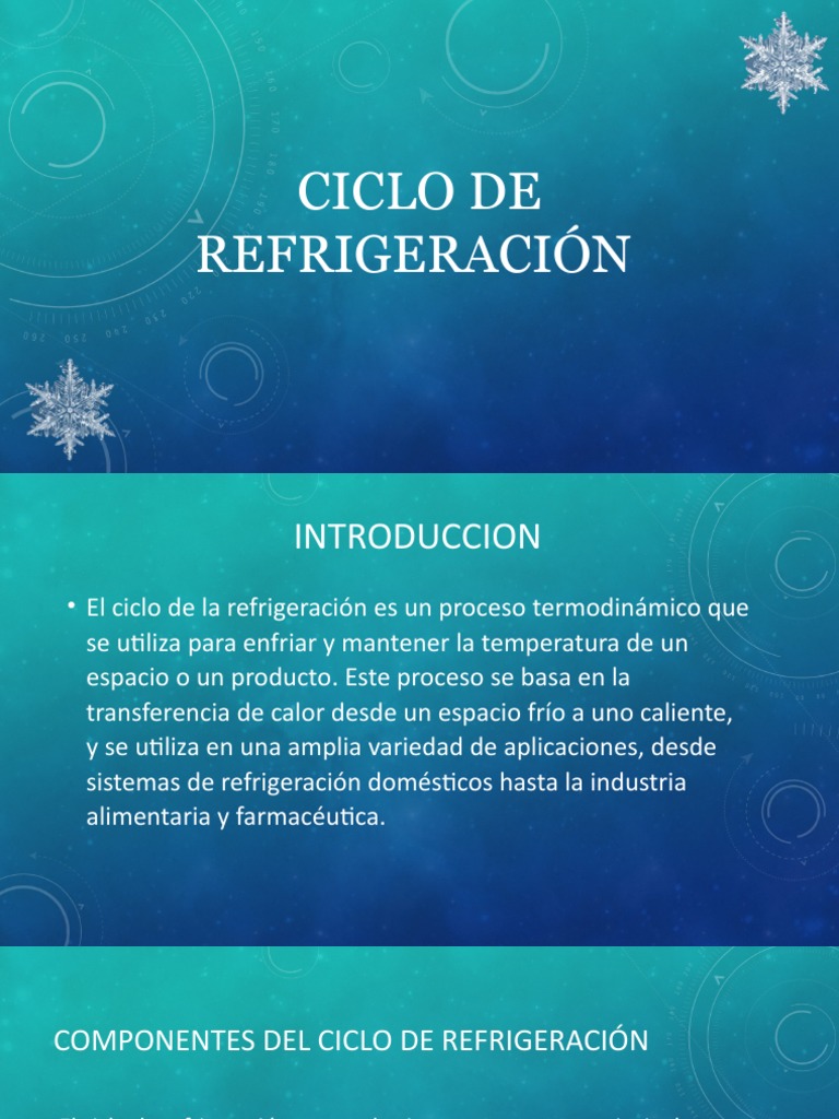 Ciclo de Refrigeracion | PDF | Refrigeración | Líquidos