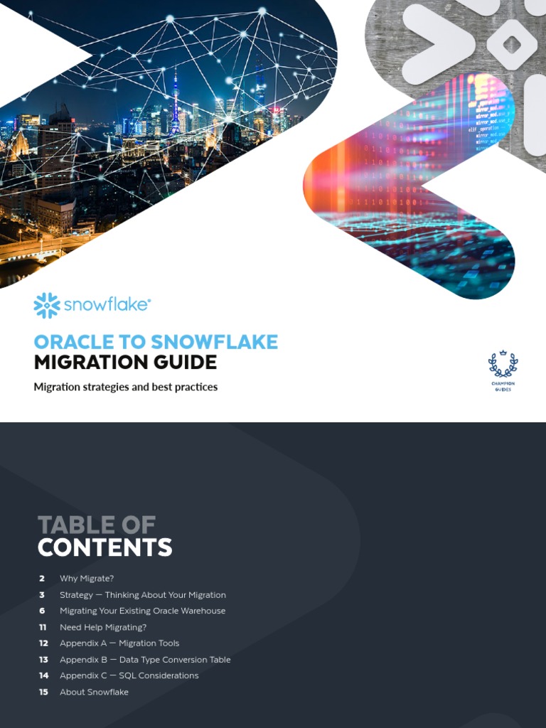 Snowflake To Oracle | PDF | Cloud Computing | Databases