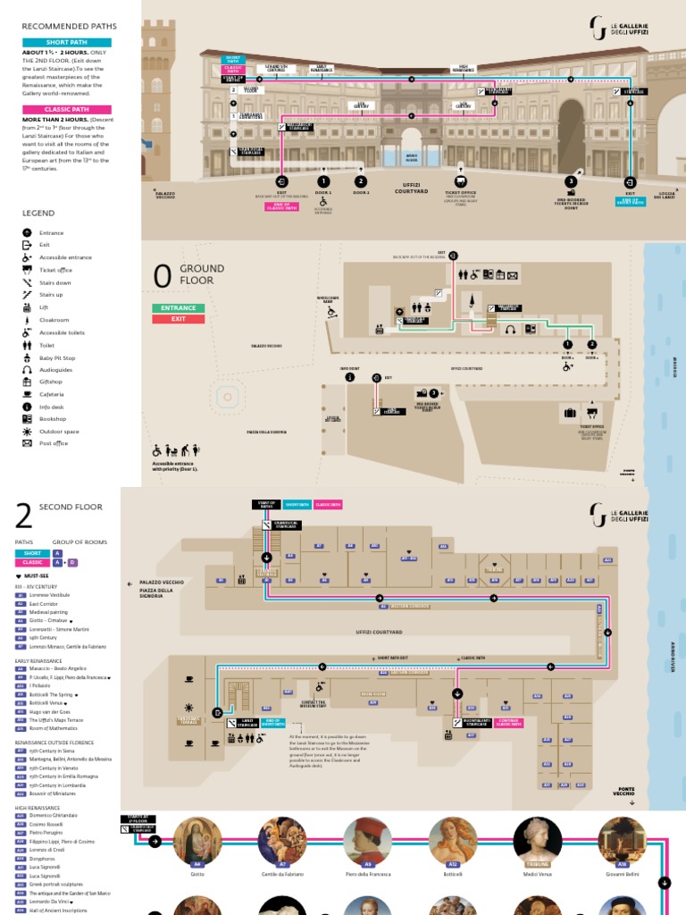 Brochure Uffizi WEB ENGLISH Pub 22-5-2023 | PDF | Michelangelo | Florence