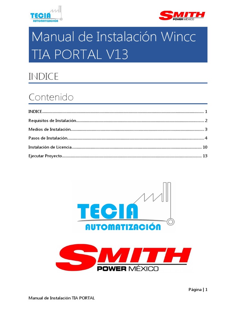 Instalación WinCC TIA Portal V13 | PDF | Software | Ingeniería Informática
