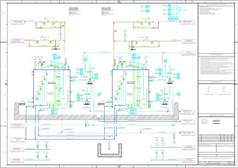 Diagrama P&id Tanque Agua | PDF