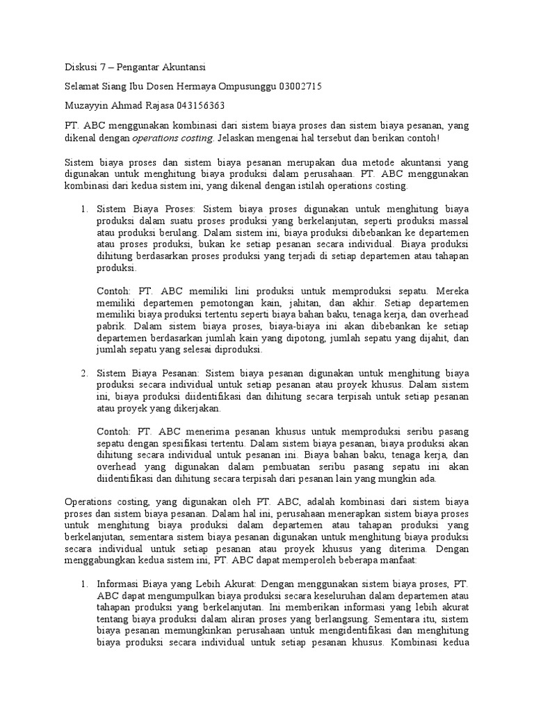 Diskusi 7 Pengantar Akuntansi | PDF | Komputer | Teknologi & Rekayasa