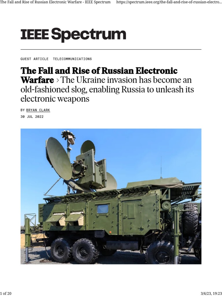 Russian Electronic Warfare Unveiled | PDF | Electronic Warfare | Radio