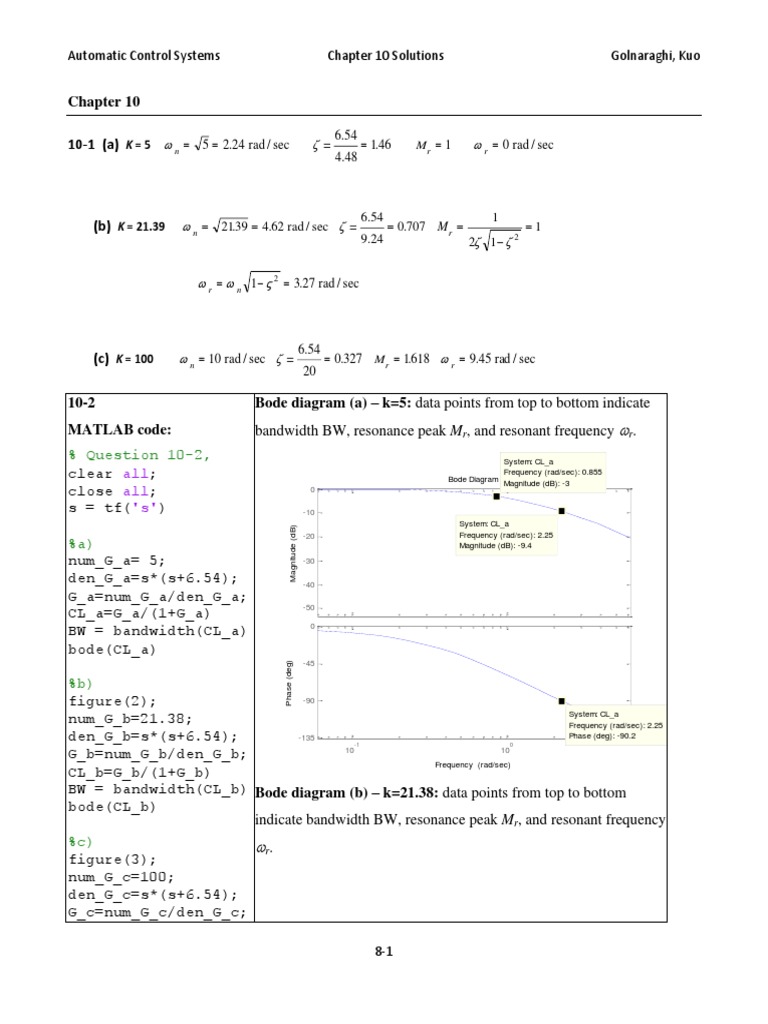 c10 Solutions V0 | PDF | Mechanics | Computer Engineering