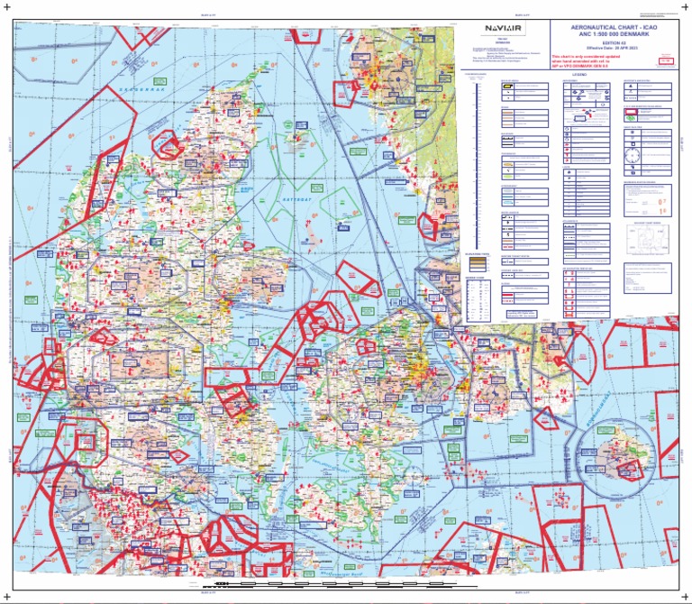 Edition 43 Icao Anc 1 500000 Denmark PDF | PDF