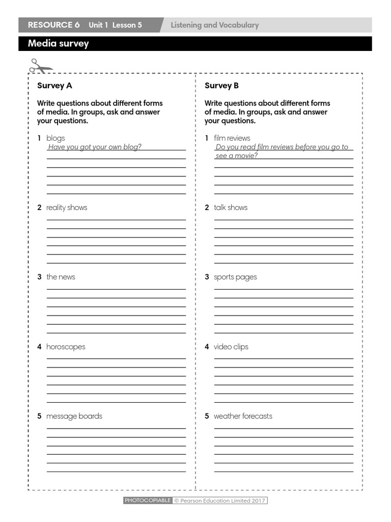 Teachers Resource Book Resource 6 Lesson 1 6 | PDF | Mass Media ...