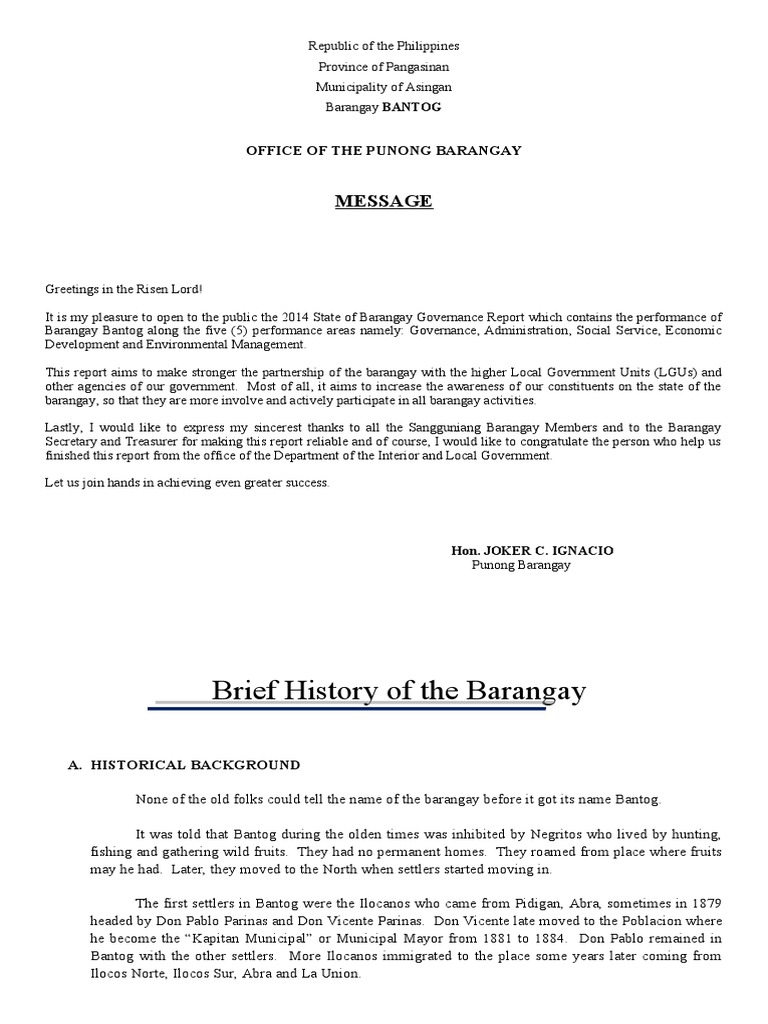 Bantog History | PDF
