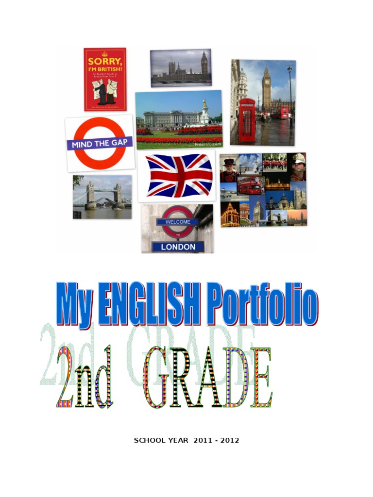 Portfolio Cover 2nd Grade | PDF