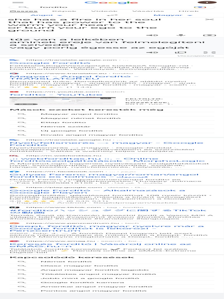 Fordito Google Keresés | PDF