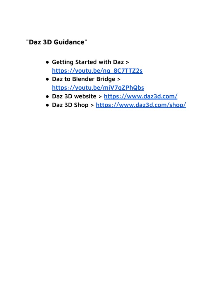 Daz 3D Guide.pdf | PDF