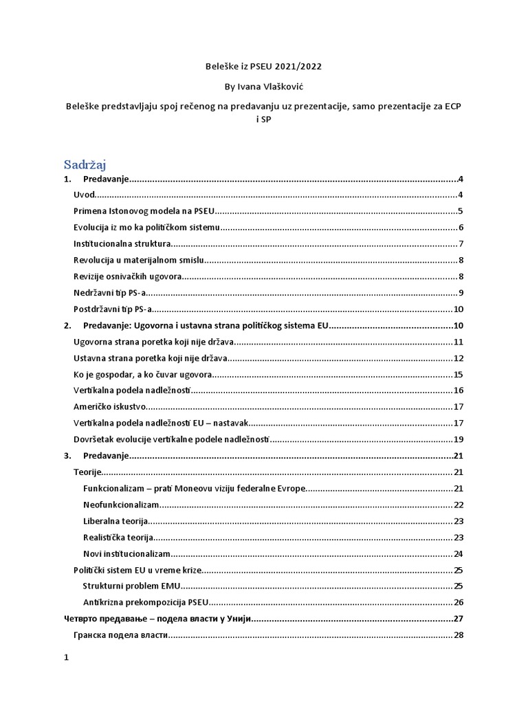 Beleške-iz-PSEU-2021 | PDF