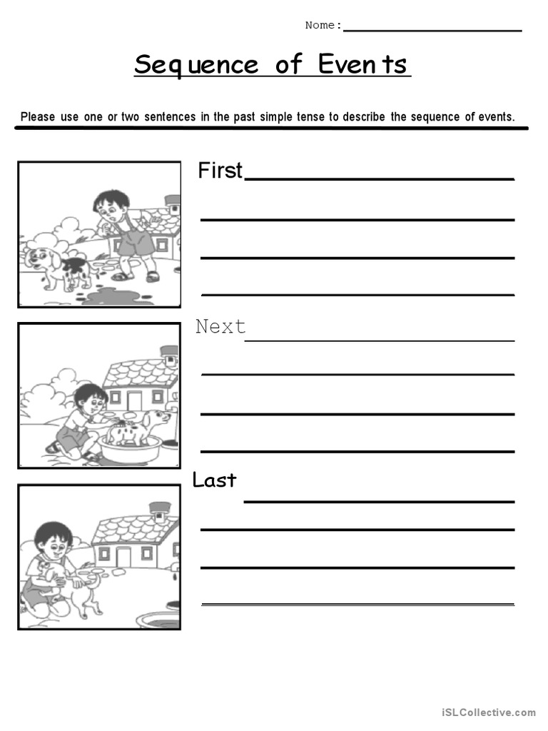 Past Simple Sequence of Events | PDF