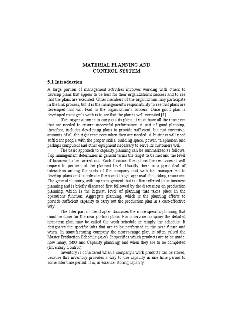 IM 04 Material management | PDF