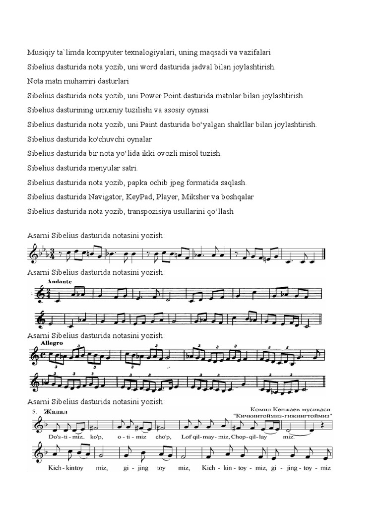 Oraliq Nazorat Savollari | PDF